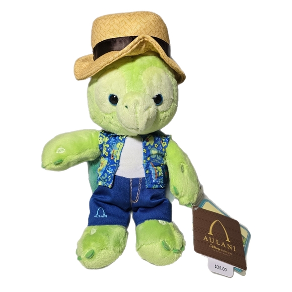 Disney | Toys | New Disney Aulani Resort Olu Mel Turtle Plush With Hat ...